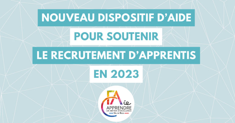 Apprentissage : aide gouvernementale pour 2023 - CFAie